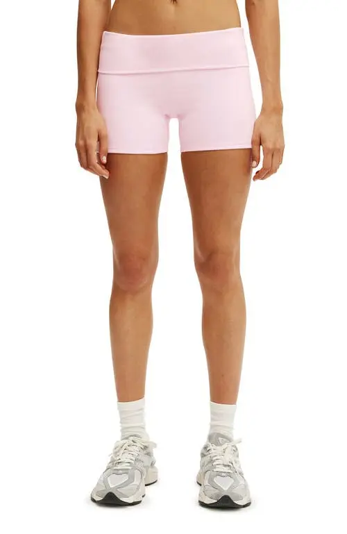 Cotton:on Active Ultra Soft Roll Over Shortie Short - Cherry Dream
