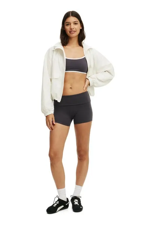 Cotton:on Active Ultra Soft Roll Over Shortie Short - Graphite