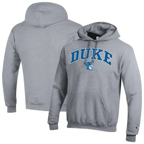 Champion Duke Blue Devils Arch Over Logo Pullover Hoodie