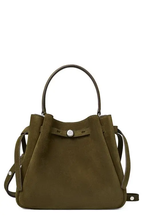 Tory Burch Romy Suede Bucket Bag - Leccio