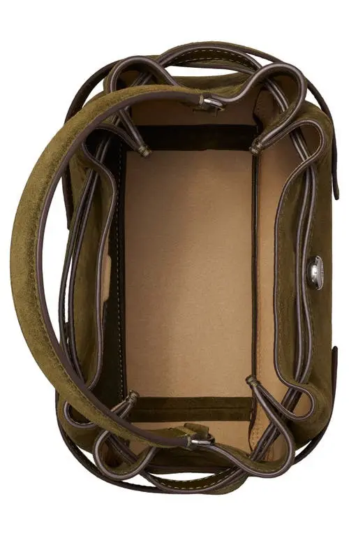 Tory Burch Romy Suede Bucket Bag - Leccio