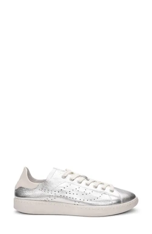 Ash Low-top Metallic Leather Sneaker