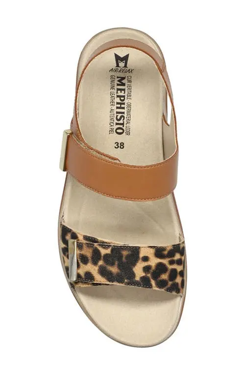 Mephisto Dominica Platform Sandals - Brown