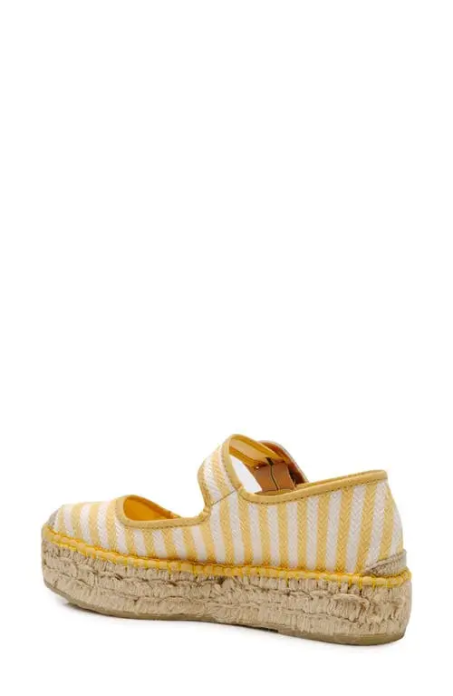 Free People Surfside Platform Espadrille - Lemon Zest