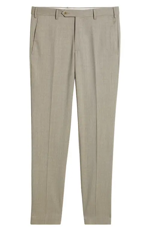 Zanella Parker Stretch Wool Trousers - Sand