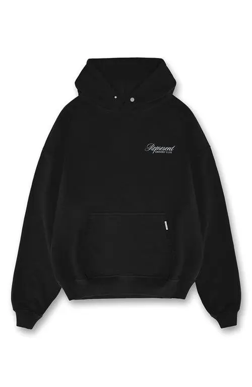 REPRESENT Owners Club Graphic Hoodie - Black