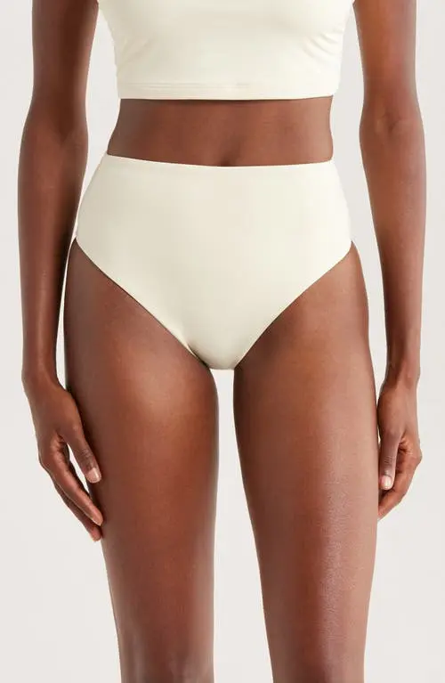 Bondi Born High Waist Bikini Bottoms - Porcelain