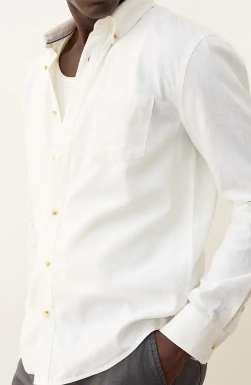 Marine Layer Better-than-linen Hemp Blend Button-down Shirt