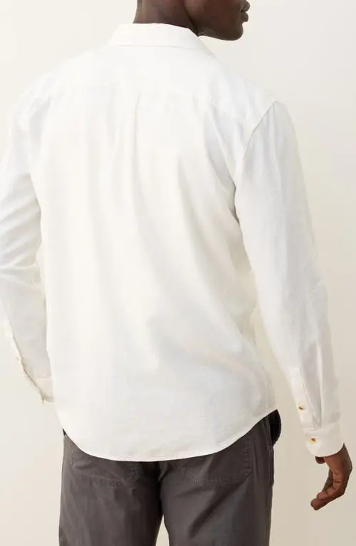 Marine Layer Better-than-linen Hemp Blend Button-down Shirt