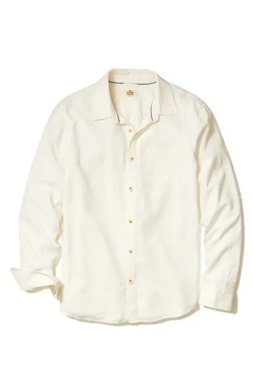 Marine Layer Better-than-linen Hemp Blend Button-down Shirt
