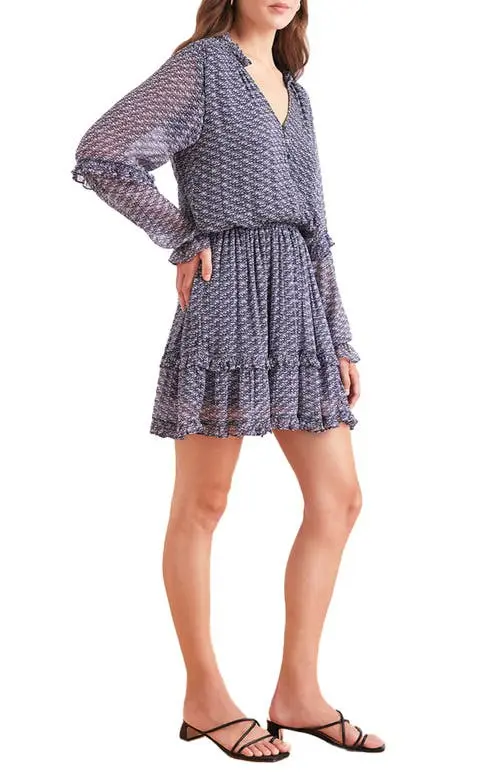 PANEROS CLOTHING Tiered Ruffle Aria Mini Dress
