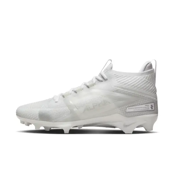 Nike Alpha Menace 4 Elite Football Cleats - White