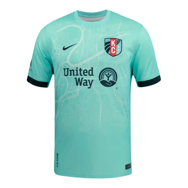 Nike Debinha De Oliveira Kc Current 2025 Stadium Away Dri-fit Nwsl Replica Jersey - Green