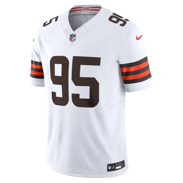 Nike Myles Garrett Cleveland Browns Dri-fit Nfl Limited Jersey - White