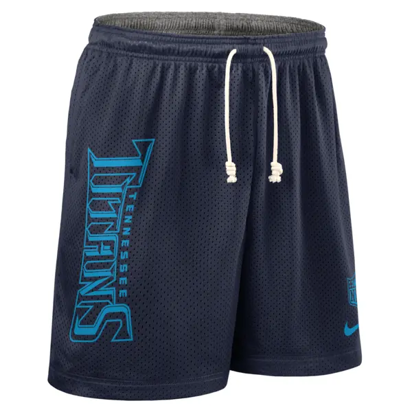 Nike Tennessee Titans Sideline Reversible Dri-fit Nfl Shorts - Blue