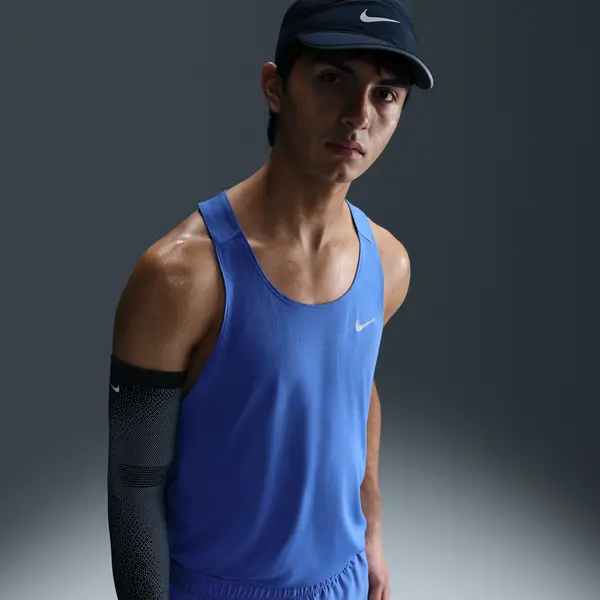 Nike Fast Dri-fit Running Singlet - Blue