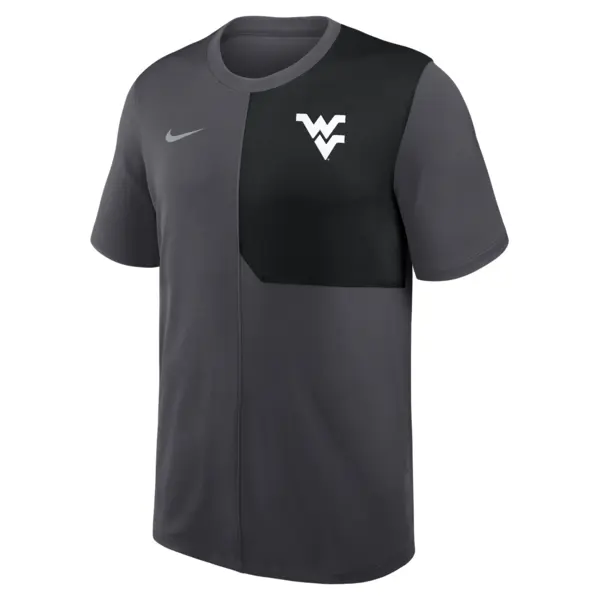 Nike West Virginia Sideline Coach Dri-fit College Top