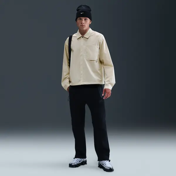 Nike Sportswear Tech Button-down Top - Brown