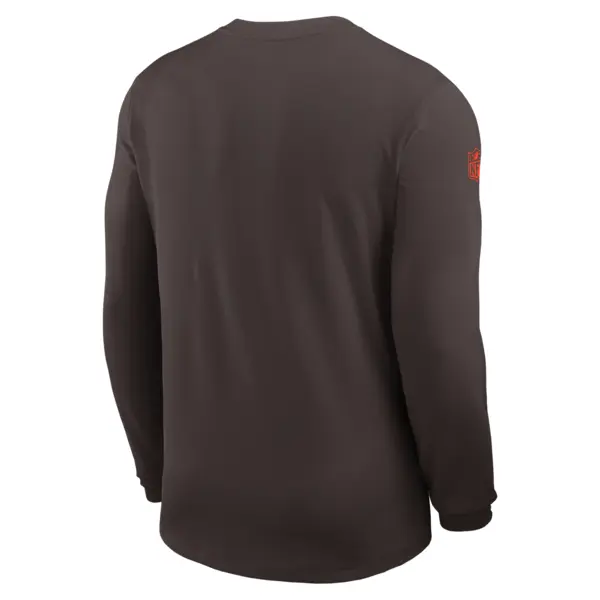Nike Cleveland Sideline Coach Dri-fit Long-sleeve Top - Brown