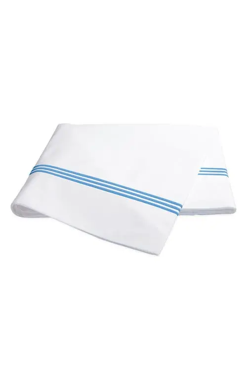 MATOUK Bel Tempo Flat Sheet - Ocean