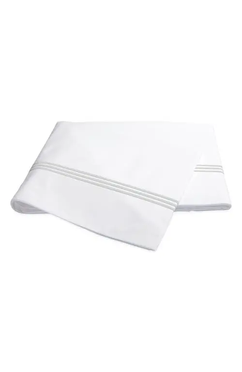 MATOUK Bel Tempo Flat Sheet - Silver
