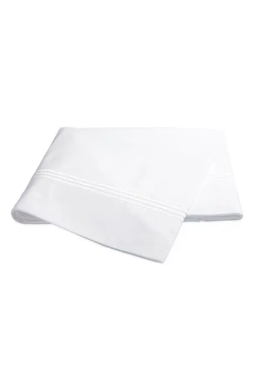 MATOUK Bel Tempo Flat Sheet - White