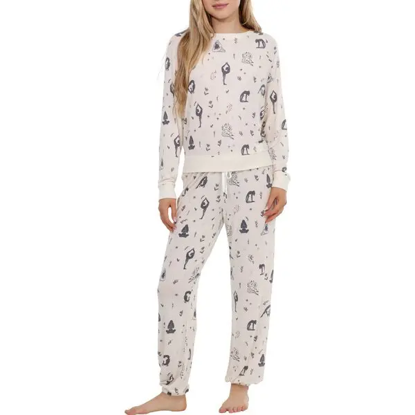 Honeydew Intimates Star Seeker Brushed Jersey Pajamas - Parfait Poses
