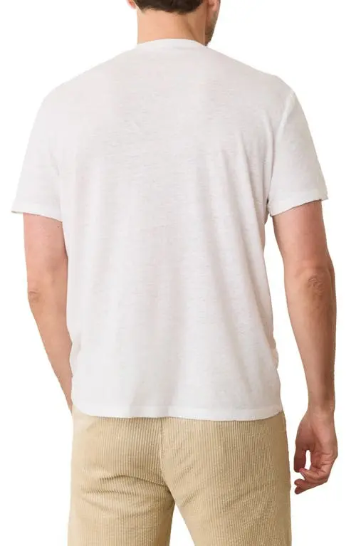 Marine Layer Relaxed Fit Hemp & Cotton T-shirt - White