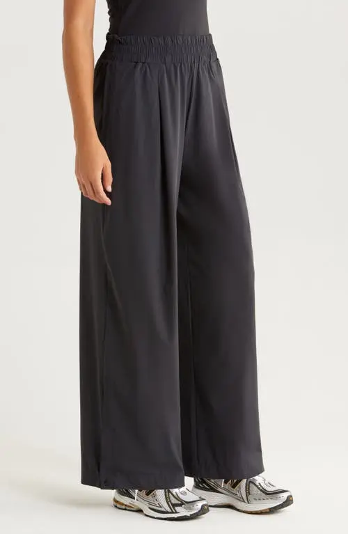 Zella Atlas Wide Leg Pants - Black