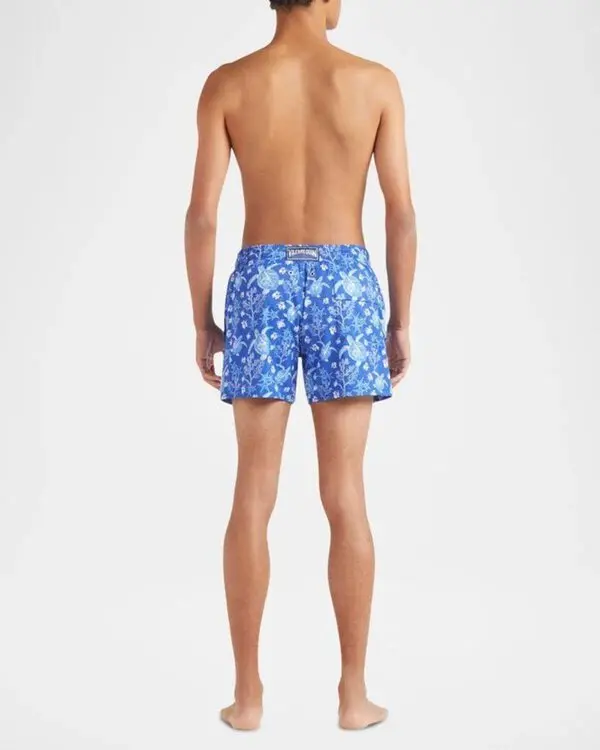 Vilebrequin Stretch X-ray Turtles Swim Trunks - Marrakech