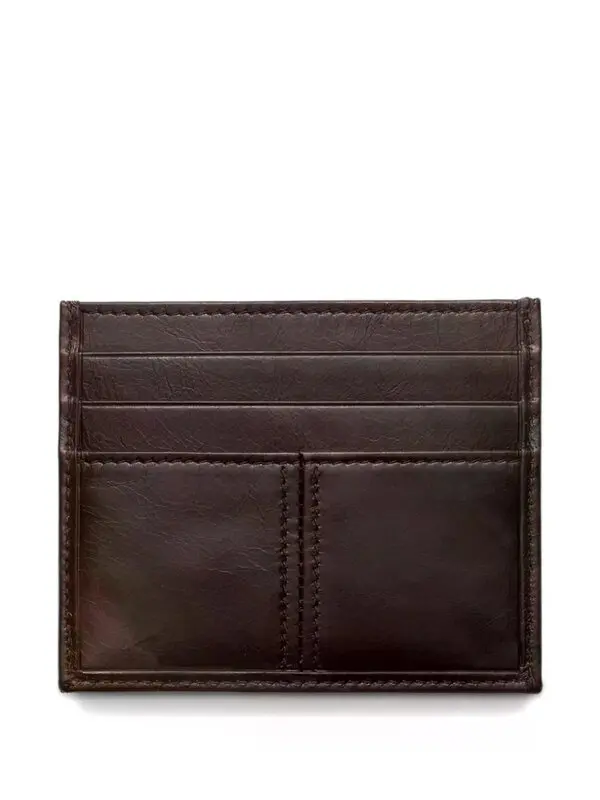 Prada Logo-plaque Leather Card Holder