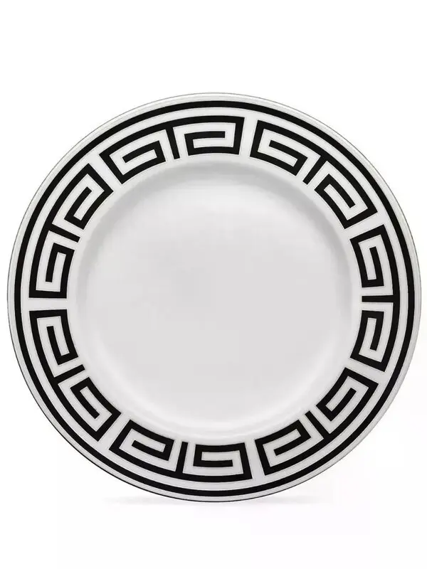 GINORI 1735 Labirinto Flat Dinner Plates - Black