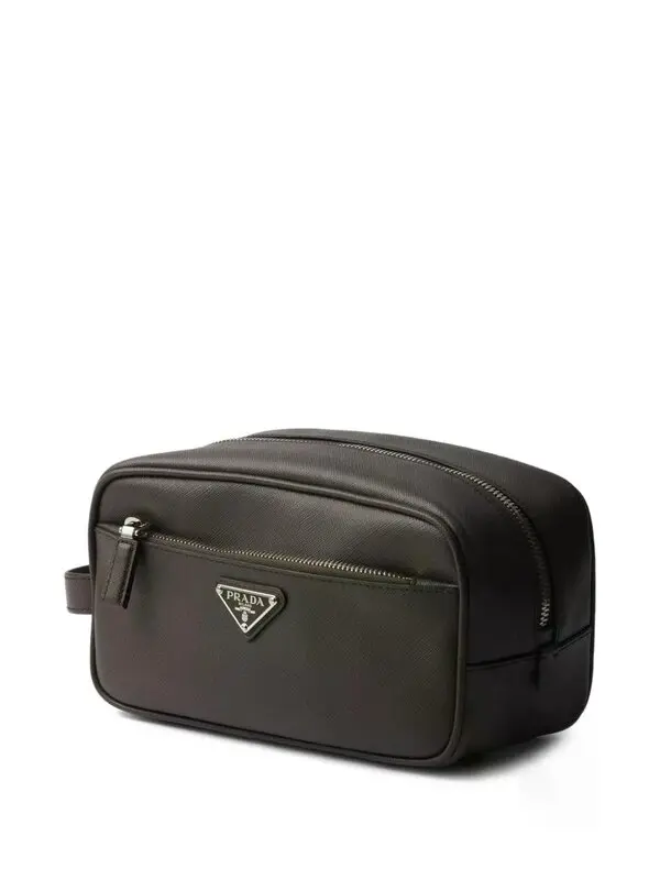 Prada Zippered Travel Pouch - Grey