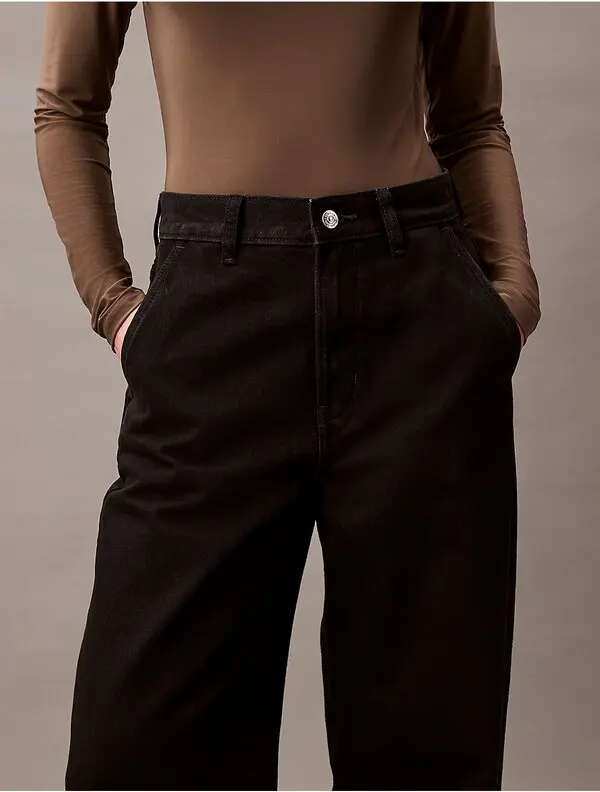 Calvin Klein High-rise Barrel Jeans