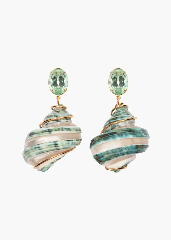 JENNIFER BEHR Wave Earrings - Ocean