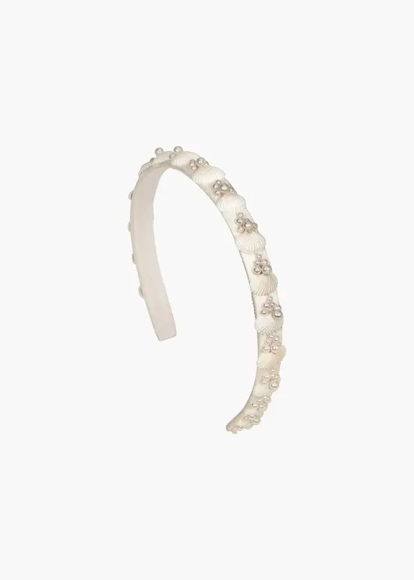 JENNIFER BEHR Darya Headband - Dove
