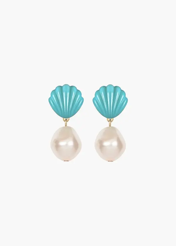 JENNIFER BEHR Nori Earrings - Turquoise