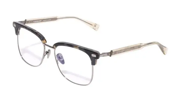 A BATHING APE Optical Flame 22 Eyeglasses - Olivedrab Green