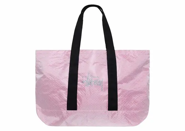StÜssy Ripstop Overlay Extra Large Tote Bag - Hot Pink