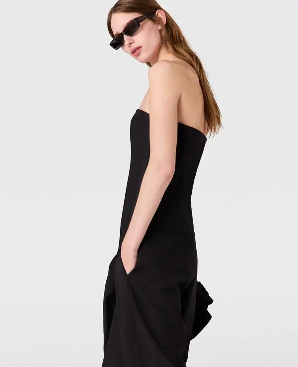 Stella McCartney Strapless Tailored Jumpsuit - Black