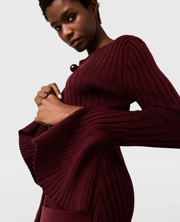 Stella McCartney Ribbed Long-sleeved Cardigan