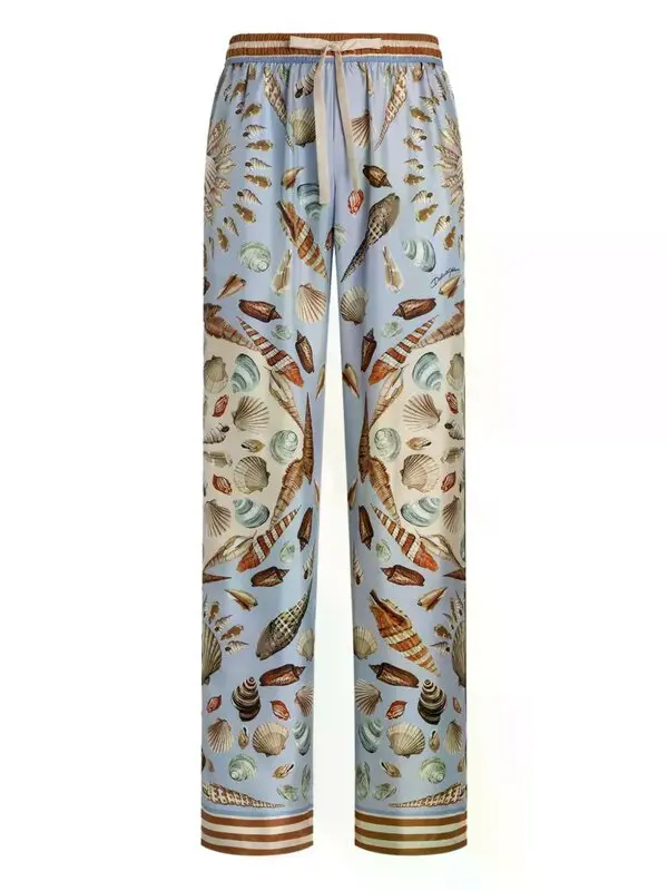 Dolce & Gabbana Shell-print Pajama Trousers
