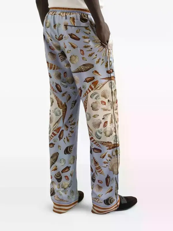Dolce & Gabbana Shell-print Pajama Trousers