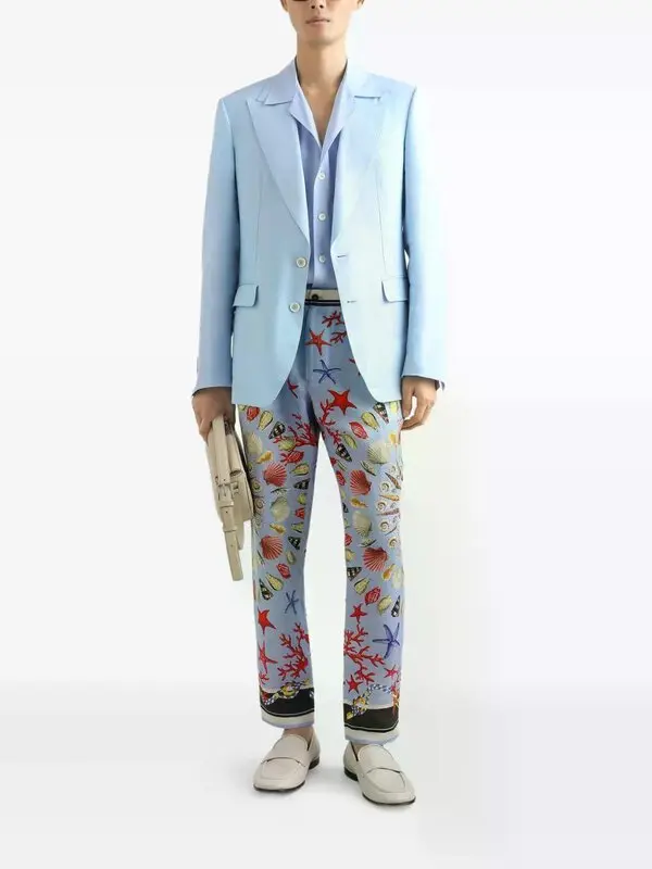 Dolce & Gabbana Single-breasted Blazer - Blue