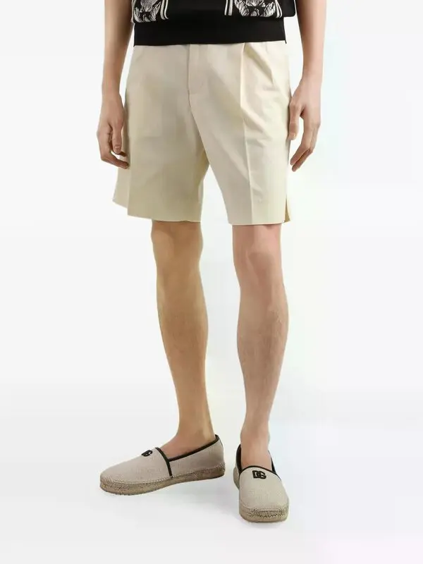 Dolce & Gabbana Cotton Shorts - Neutrals