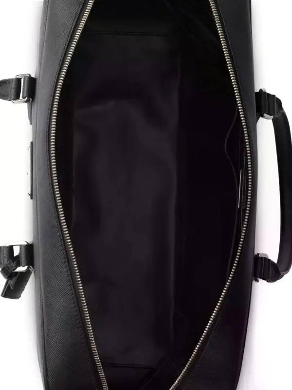 Prada Saffiano Leather Briefcase - Black
