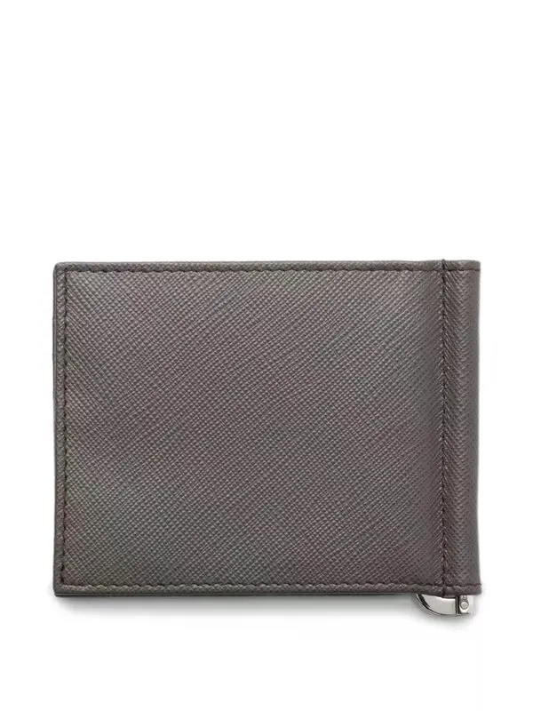 Prada Saffiano Leather Wallet - Grey