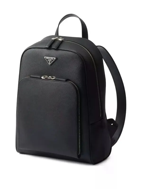Prada Textured Backpack - Black