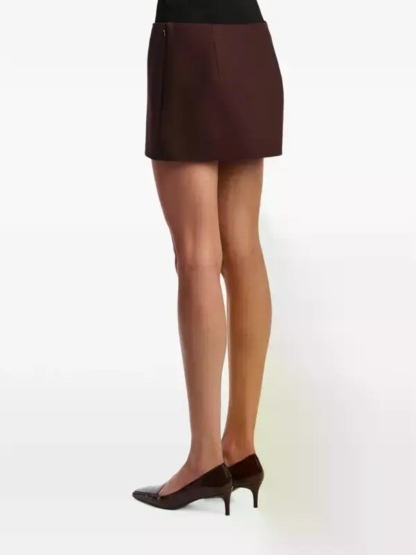 Khaite Jett Mini Skirt - Purple
