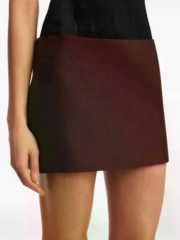 Khaite Jett Mini Skirt - Purple